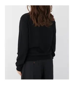 Comme Des Garçons Ruffle Cardigan - Black