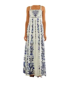 Farm Rio Printed Floral Maxi Dress