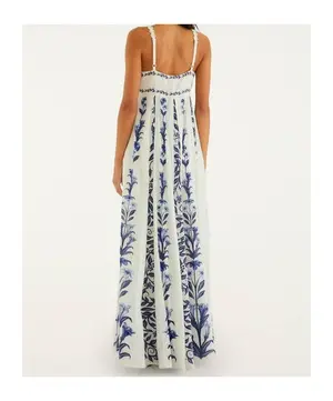 Farm Rio Printed Floral Maxi Dress