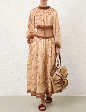Zimmermann Indra Bodice Top - Nude