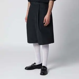 WILLY CHAVARRIA Chilango Pleated Shorts - Black