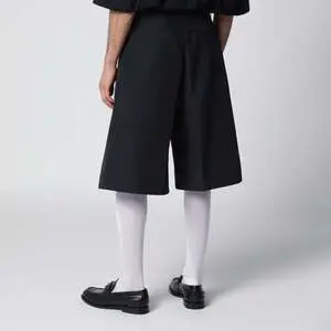 WILLY CHAVARRIA Chilango Pleated Shorts - Black