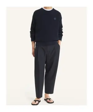 Maison Kitsuné Fox Head Patch Crew Neck Sweater