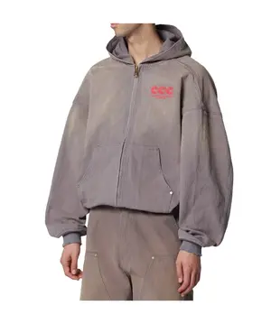 WILLY CHAVARRIA Ccc Vintage-effect Hooded Jacket