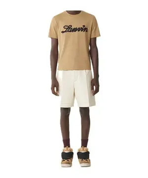 LANVIN Crewneck Logo-print T-shirt