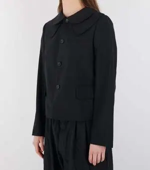 Comme Des Garçons Double Collar Wool Blazer