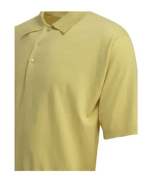 Auralee Short-sleeve Polo Shirt - Yellow