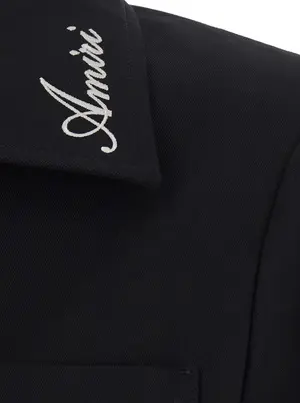 Amiri Logo Collar Buttoned Jacket