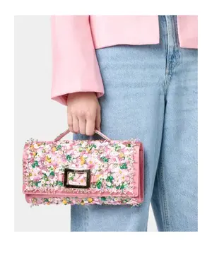 ROGER VIVIER Belle Vivier Sequined Clutch