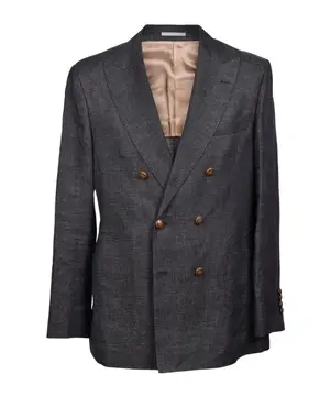 Brunello Cucinelli Double-breasted Button Blazer
