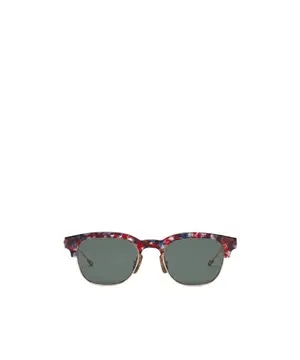 Thom Browne Patterned Browline Sunglasses