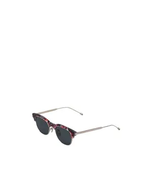 Thom Browne Patterned Browline Sunglasses