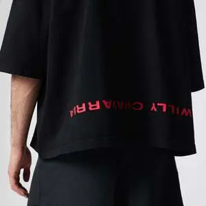 WILLY CHAVARRIA Color-blocked Print T-shirt