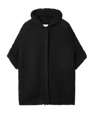 Brunello Cucinelli Chunky Knit Short-sleeve Hoodie