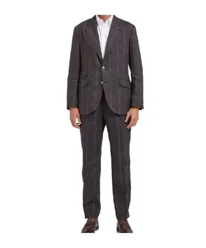 Brunello Cucinelli Long-sleeved Suit - Black