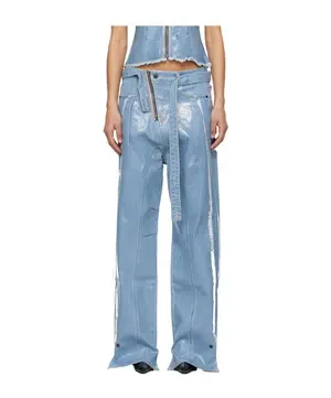 Ottolinger Pleated Belted Jeans