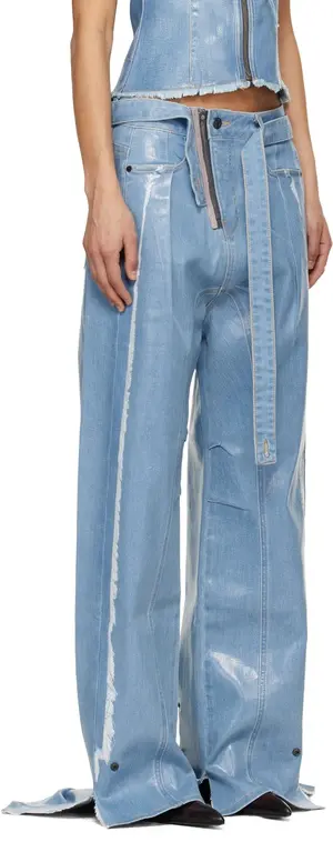 Ottolinger Pleated Belted Jeans