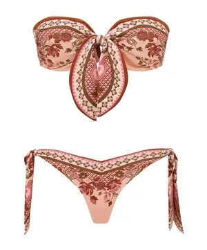 Zimmermann Aster Scarf Tie Bikini Set