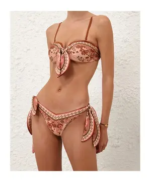 Zimmermann Aster Scarf Tie Bikini Set
