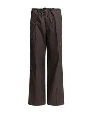 Auralee Drawstring Casual Pants - Brown