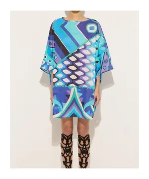 Emilio Pucci Vivara Printed Kaftan Dress