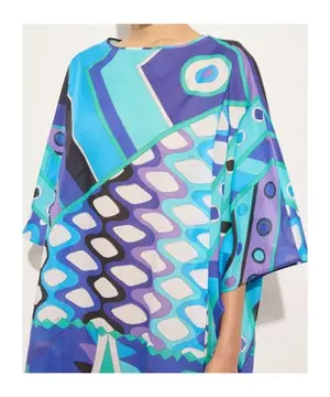 Emilio Pucci Vivara Printed Kaftan Dress