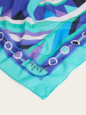 Emilio Pucci Vivara Printed Pareo - Blue