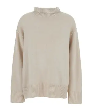 Soft Goat Ribbed Knitwear With Long Sleeves - No