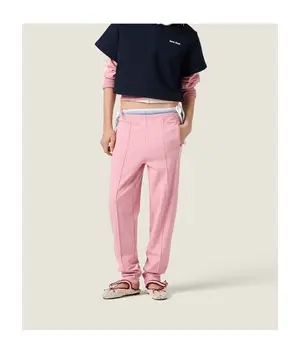 Miu Miu Cropped Polo Sweatshirt