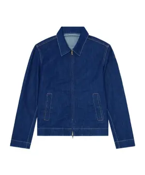 DIESEL® D-rohe Contrast-stitch Denim Jacket