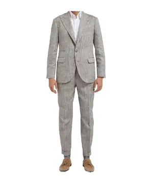 Brunello Cucinelli Long-sleeved Suit - Gray
