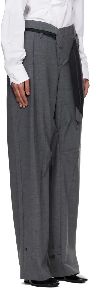 Ottolinger Strapped Baggy Suit Pants