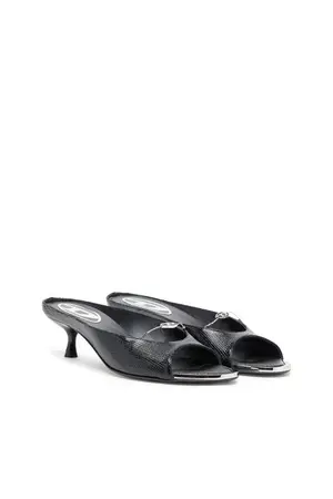 DIESEL® D-diams Lizard-effect Oval D Sandals