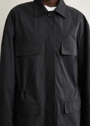 TOTEME Drawstring-waist Pocket-detail Jacket