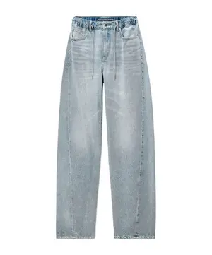 Alexander Wang Logo Patch Balloon Jeans - No