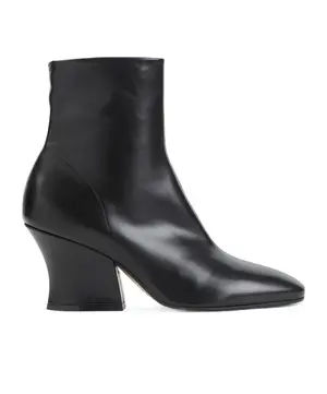 JIL SANDER Lune Mid Heel Ankle Boots