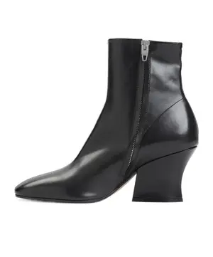 JIL SANDER Lune Mid Heel Ankle Boots