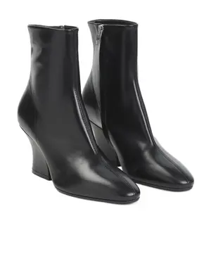 JIL SANDER Lune Mid Heel Ankle Boots