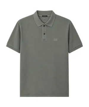 C.P. COMPANY Button Logo-detail Polo Shirt