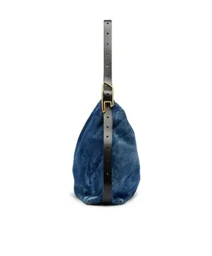 DIESEL® D-line Denim Shoulder Bag - Medium Blue