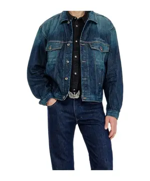 DIESEL® D-denver-cl Trucker Denim Jacket - Medium Blue