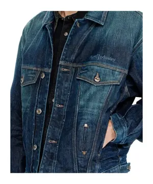 DIESEL® D-denver-cl Trucker Denim Jacket - Medium Blue