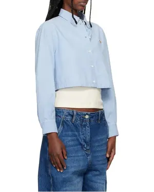 Maison Kitsuné Baby Fox Cropped Shirt