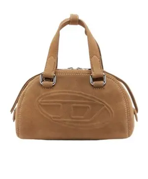 DIESEL® 1dr Dome Leather Tote Bag - Beige