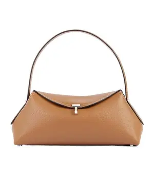 TOTEME T-lock Top Handle Bag - Tan