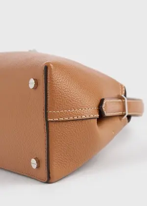 TOTEME T-lock Top Handle Bag - Tan