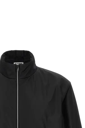 JIL SANDER Technical Zip Jacket - Black