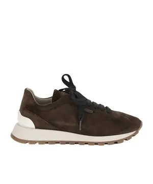 Brunello Cucinelli Criss-cross Sneakers For Women