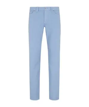 Brioni Five-pocket Jeans With Logo Detail