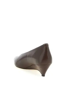 JIL SANDER Arc Pointed Toe Pumps - Brown